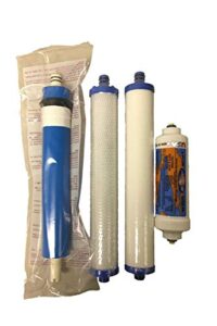 ac-30 reverse osmosis system compatible replacement cartridge & membrane 4 set - membrane made in usa