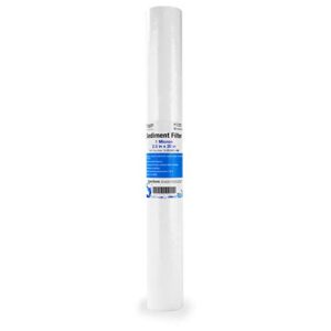 sediment melt blown water filter cartridge standard 2.5x20" 5 micron 2 pack