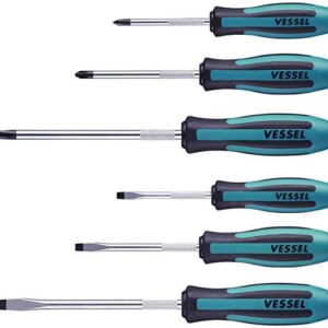 VESSEL MEGADORA Screwdriver Set 6pcs. 9006PB (Paper Box)