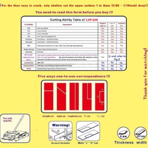 MantisTol 8.9" -227mm Pro LVT/VCT/LVP/PVC/WPC/Rigid Core Vinyl Plank Cutter LVP-230; Best Buy !