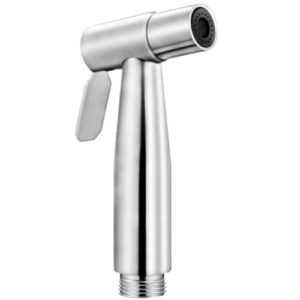 handheld bidet sprayer for toilet portable pet shower toilet water sprayer seat bidet attachment bathroom stainless steel spray for personal hygiene (bidet sprayer head)