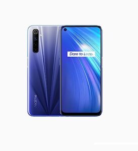 realme 6 (64gb, 4gb) 6.5" 90hz display, 30w fast charge, mediatek helio g90t, gsm unlocked global 4g lte (t-mobile, at&t, metro) international model - rmx2001 (64gb sd bundle, comet blue)