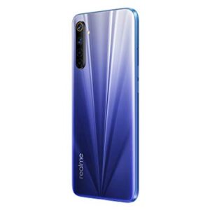 Realme 6 (64GB, 4GB) 6.5" 90Hz Display, 30W Fast Charge, MediaTek Helio G90T, GSM Unlocked Global 4G LTE (T-Mobile, AT&T, Metro) International Model - RMX2001 (64GB SD Bundle, Comet Blue)