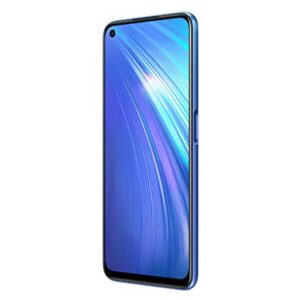 Realme 6 (64GB, 4GB) 6.5" 90Hz Display, 30W Fast Charge, MediaTek Helio G90T, GSM Unlocked Global 4G LTE (T-Mobile, AT&T, Metro) International Model - RMX2001 (64GB SD Bundle, Comet Blue)