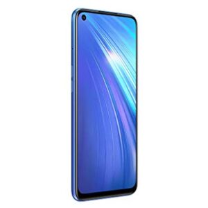 Realme 6 (64GB, 4GB) 6.5" 90Hz Display, 30W Fast Charge, MediaTek Helio G90T, GSM Unlocked Global 4G LTE (T-Mobile, AT&T, Metro) International Model - RMX2001 (64GB SD Bundle, Comet Blue)