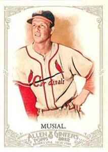 2012 topps allen and ginter #88 stan musial st. louis cardinals mlb baseball card nm-mt