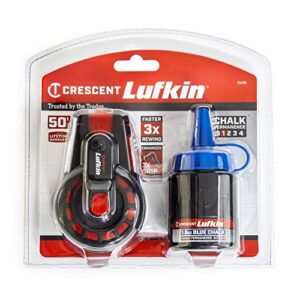 Crescent Lufkin 50' Compact Chalk Reel with Blue Chalk, CL50