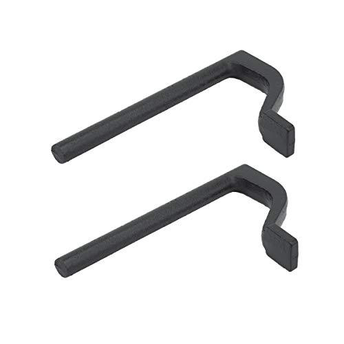 POWERTEC 71528 8 inch Workbench Holdfast Woodworking Bench Dog Hole Clamps, Hold Down Clamps for 3/4" bench dog hole, 2 pack