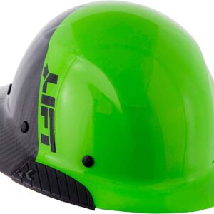 Lift Safety DAX Fifty 50 Green Carbon Fiber Full Brim Hard Hat