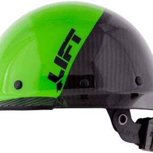 Lift Safety DAX Fifty 50 Green Carbon Fiber Full Brim Hard Hat