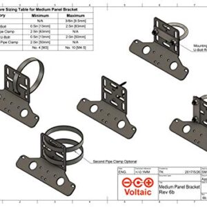 Voltaic Systems - Solar Panel Mounting Bracket (Medium) | Compatible with 3.5W - 10W Voltaic Solar Panels