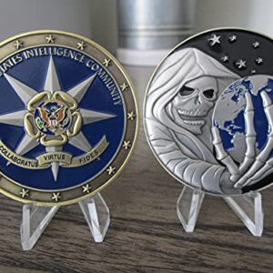 United States Intelligence Community Reaper IC Intel SIGINT Challenge Coin