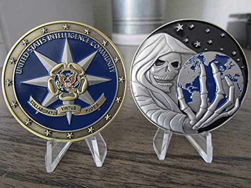 United States Intelligence Community Reaper IC Intel SIGINT Challenge Coin