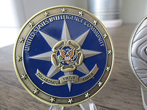 United States Intelligence Community Reaper IC Intel SIGINT Challenge Coin