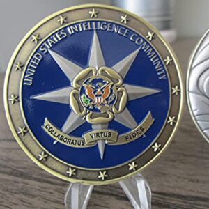 United States Intelligence Community Reaper IC Intel SIGINT Challenge Coin