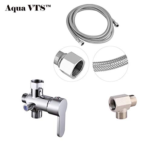 Aqua VTS Spray Bidet, Shattaf, with Hot & Cold Mixing Valve