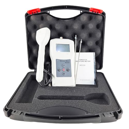 Digital Tobacco Moisture Meter Analyzer Tobacco Leaf Moisture Tester MS320 Measuring Range 8% to 40% with Separated Probe