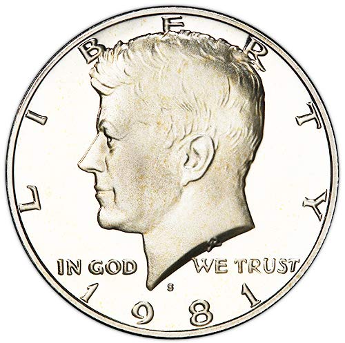 1981 S Type 1 Proof Kennedy Half Dollar Choice Uncirculated US Mint