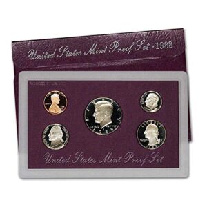 1988 s u.s. mint proof set in ogp gem proof