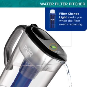 PUR PPT711B Ultimate Filtration Water Filter Pitcher, 7 Cup (Black)