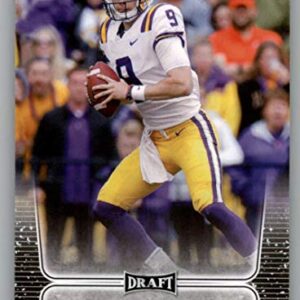 2020 Leaf Draft Football #1 Joe Burrow Pre-Rookie Trading Card LSU Tigers