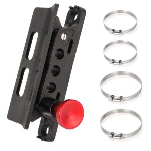 quick release fire extinguisher holder mount bracket high density nylon roll bar mount bottle holder adjustable with 4 clamps for wrangler tj jk jl jku utv polaris rzr ranger