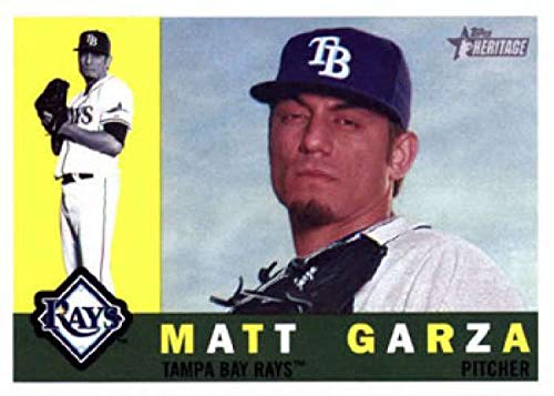 2009 Topps Heritage #274 Matt Garza Tampa Bay Rays MLB Baseball Card NM-MT