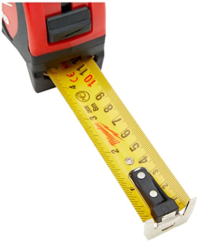 Milwaukee 4932471629 Stud GEN 2 Magnetic Measure Tape Metric/Imperial 8m/26ft-4932471629