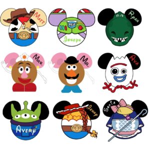 For Disney Cruise Magnet - Personalized Door Magnet toy Heads - 8 Pattern Choices Sheriff Buzz Bo Alien Rex etc.