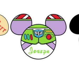 For Disney Cruise Magnet - Personalized Door Magnet toy Heads - 8 Pattern Choices Sheriff Buzz Bo Alien Rex etc.