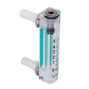 flow meter, 1~5lpm oxygen carbon dioxide measuring flowmeter gauge, lzq-1 air flow rate gauge, air oxygen flow meter suitable for gas, air, nitrogen, acetylene, phosgene, natural gas