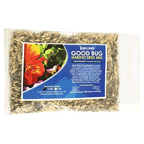 NaturesGoodGuys Good Bug Habitat Seed Mix 1/2 lb - Attract Beneficial Insects