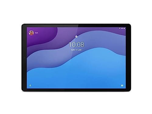 Lenovo Tab M10 10.1" HD (2nd Gen) Touch Tablet, MediaTek Helio P22T, 32GB Storage, 3GB Memory, Wi-Fi, Bluetooth, Grey, Android 10 + Accessories