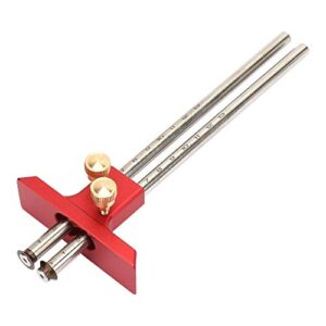 ywbl-wh double head scriber stainless steel woodworking marking gauge scriber ruler wood scribe tool