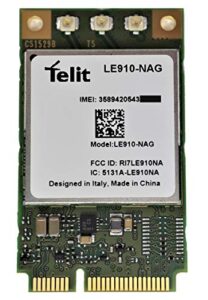 telit le910-nag minipcie modem module - 4g/lte + gps - 100 x 50 mbps cat3 mimo