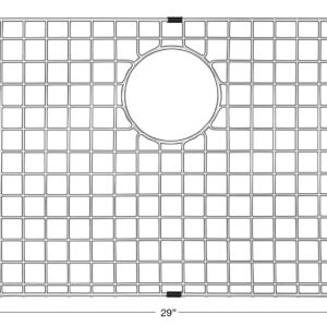 Karran GR-6001 Stainless Steel Bottom Grid 29" x 15-1/8" Fits QA-740 and QAR-740