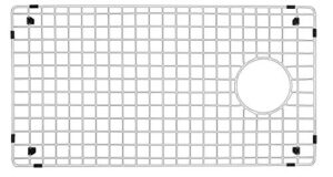 karran gr-6012 stainless steel bottom grid 27-1/2 in. x 14-3/4 in. fits qt-670, qu-670