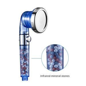 Filtration Stone Bead Balls for Filter Shower Head - Mineral Stone Beads for Purifying Water (Red Gray White)