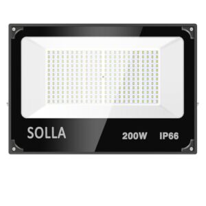 SOLLA 200W LED Flood Light, 20000lm 6000K Daylight White Super Bright Security Light Exterior Floodlight, Outdoor Lighting Fixture Landscape Spotlight for Yard, Garage, Rooftop, Stadiums, Courts