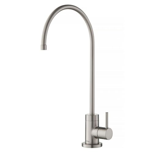 Kraus FF-100SFS Purita 100% Lead-Free Kitchen Water Filter Faucet, Spot Free Stainless Steel, 12 Inch