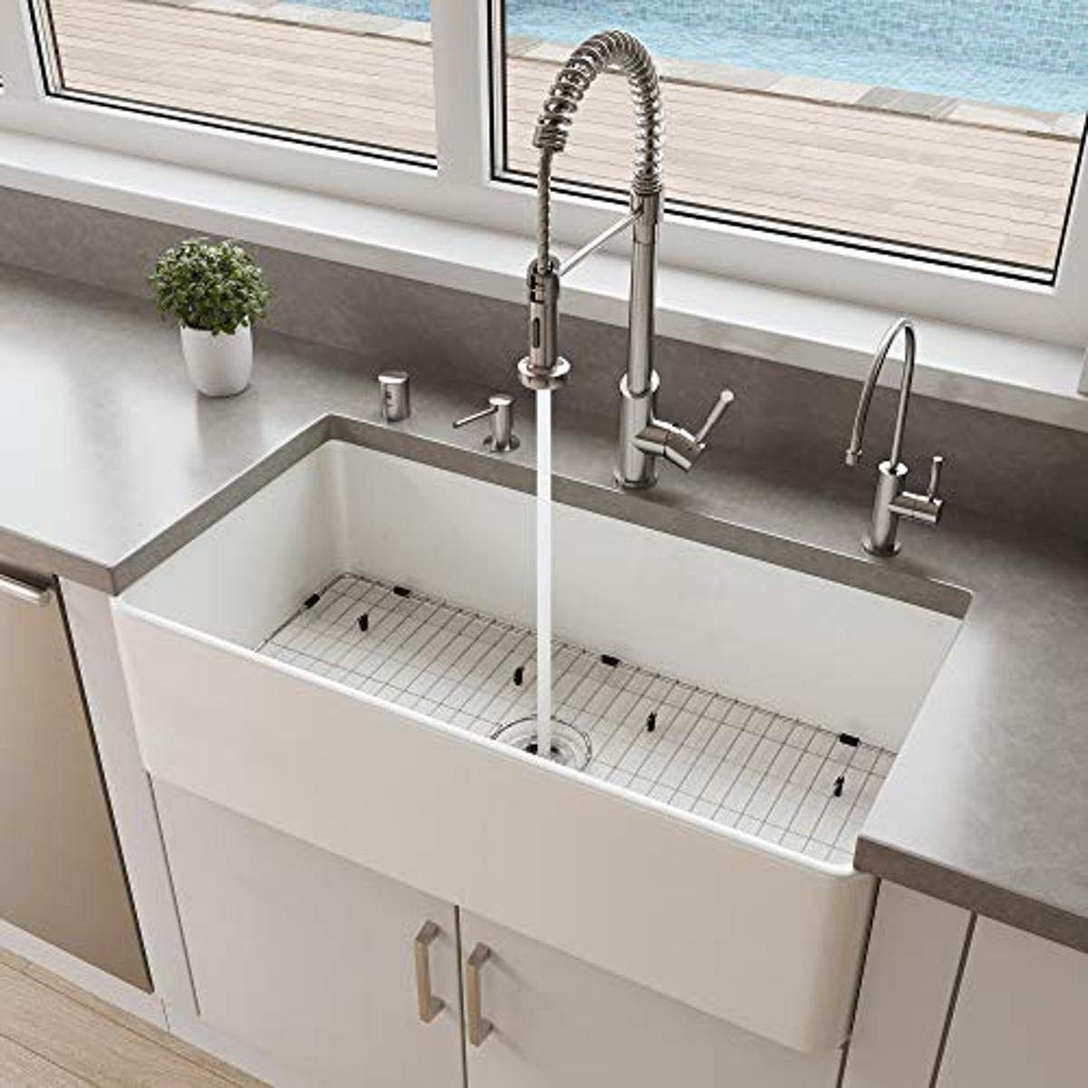 Alfi ABF3618-W Kitchen Sink, White