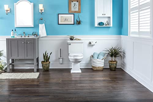 Miseno MNO240C2BWH Miseno MNO240C Santi Two-Piece High-Efficiency Toilet with Elongated Chair Height Bowl - Includes Soft Close Seat, Wax Ring Kit, and Classic Style Tank Lid