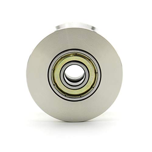 Heyous V Groove Stainless Steel Silent Pulley - 600LB, Silver Tone