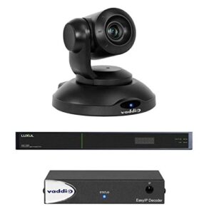 vaddio easyip ecosystem av-over-ip conferencing base kit, black (999-30201-000)