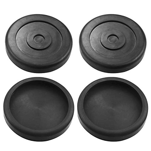 Bolaxin Round Rubber Arm Pads for BENDPAK DANNMAR Lift Set of 4 HD Slip on # 5715017