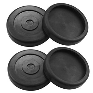 Bolaxin Round Rubber Arm Pads for BENDPAK DANNMAR Lift Set of 4 HD Slip on # 5715017