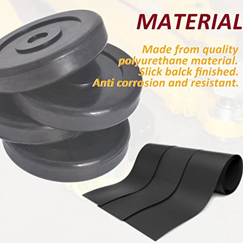 Bolaxin Round Rubber Arm Pads for BENDPAK DANNMAR Lift Set of 4 HD Slip on # 5715017