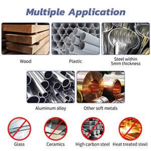 MIDO PROFESSIONAL ABRASIVE Drill Bit Set 13PCS Titanium Metal Drill Bits 1/16"-1/4" Impact Drill Bit Set for Aluminum Alloy, Wood, and Plastic