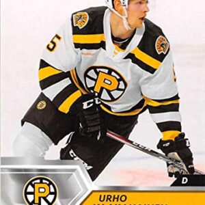 2019-20 UD AHL Hockey #81 Urho Vaakanainen Providence Bruins Official American Hockey League Trading Card by Upper Deck