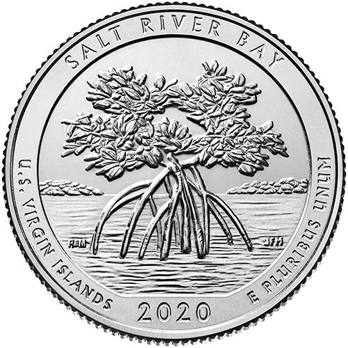 2020 P BU Salt River Bay U.S. Virgin Islands National Park NP Quarter Choice Uncirculated US Mint